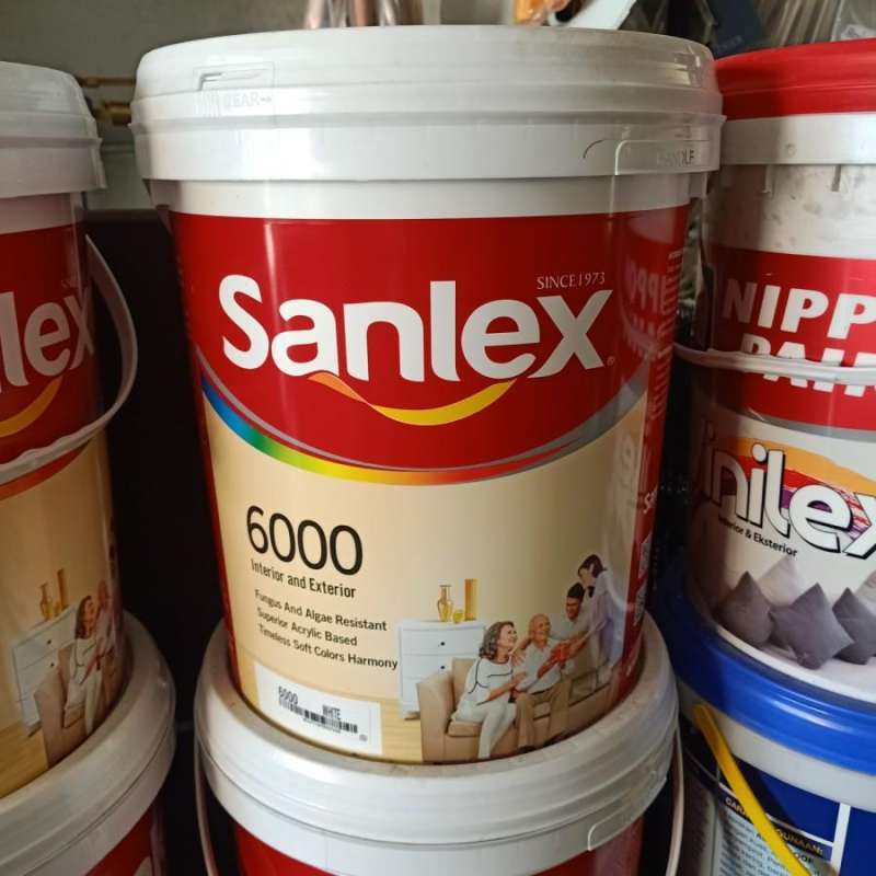 Jual Cat Tembok Sanlex 25 Kg Original Murah - Harga Diskon Juni 2024 ...