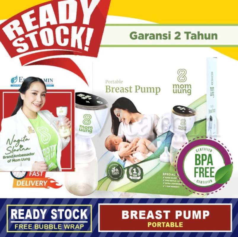 Promo Momuung Pompa Asi Elektrik Portable Ibu Menyusui Breastpump Mom ...