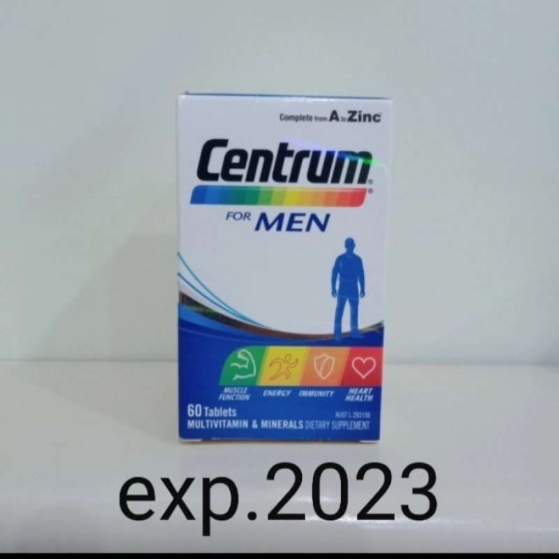 Jual centrum for men multivitamin & minerals 60 tablets di Seller Anes ...