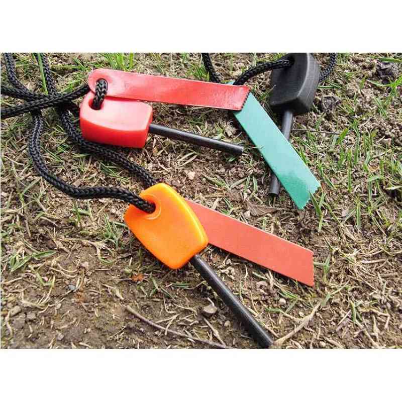 Jual Outdoor Survival Magnesium Flint Stone Fire Starter - Pro Warna ...