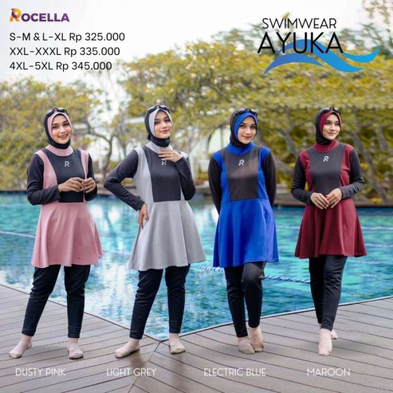Promo ROCELLA SWIMWEAR AYUKA,BAJU RENANG WANITA DEWASA ,BAJU RENANG ... Promo ROCELLA SWIMWEAR AYUKA,BAJU RENANG WANITA DEWASA ,BAJU RENANG ...