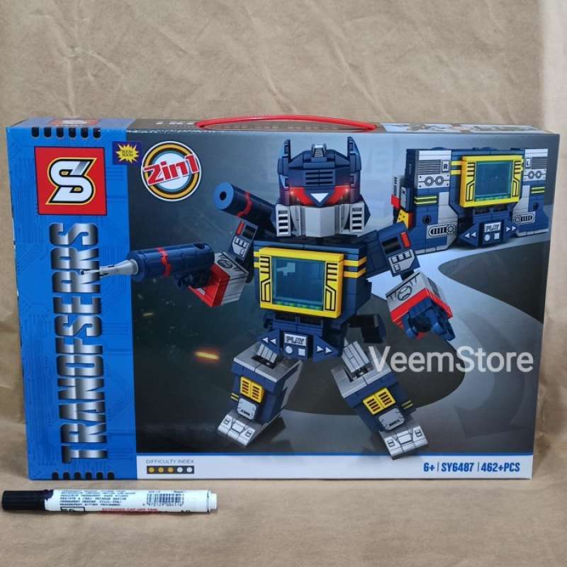 Promo Brick Lego Blocks Transformer 2in1 [sy6487] 462pcs Diskon 45% Di ...