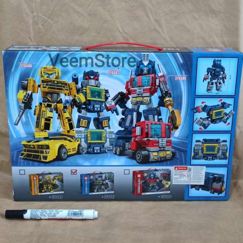 Promo Brick Lego Blocks Transformer 2in1 [sy6487] 462pcs Diskon 45% Di ...