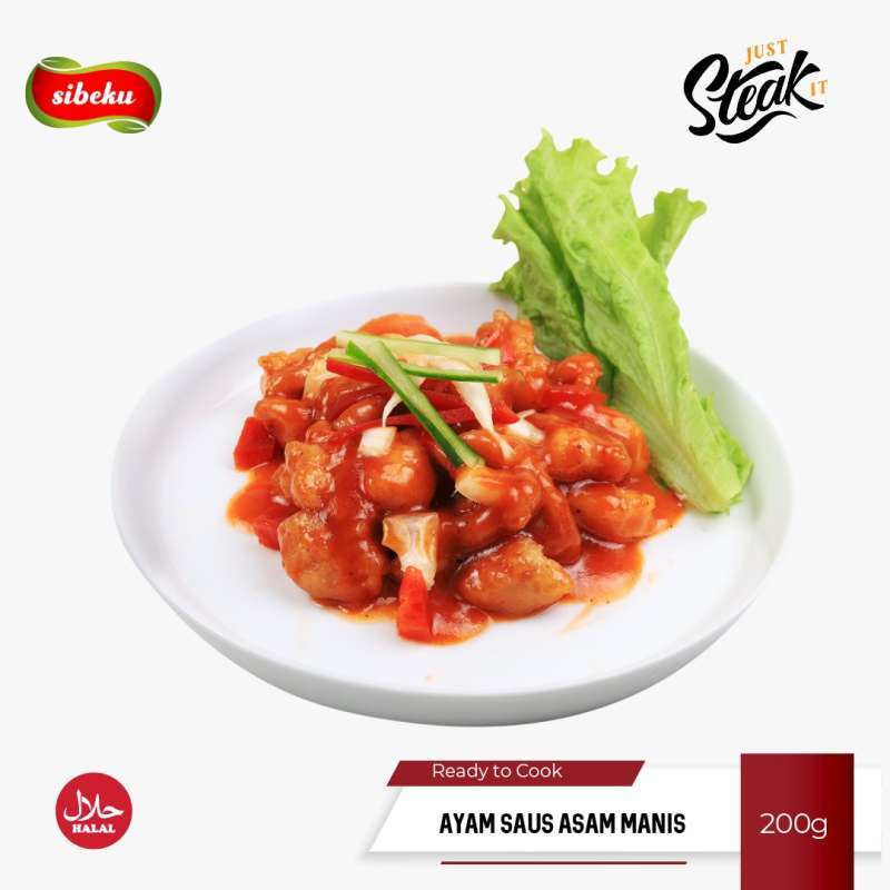 Jual Sibeku Ayam Saos Asam Manis Halal 200 gram Ready To Cook Frozen ...
