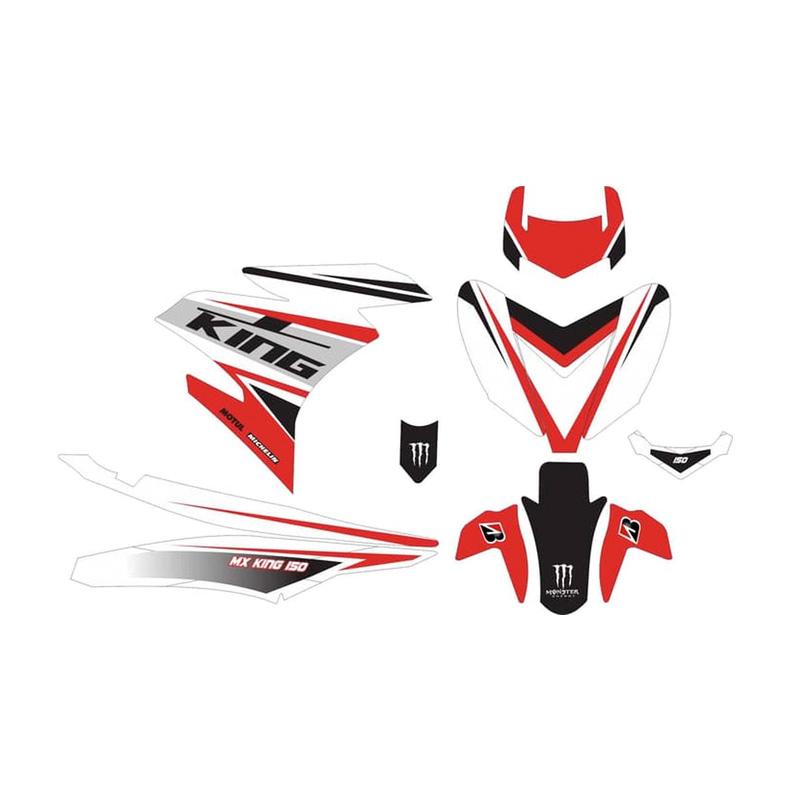 Jual Master Decal Stiker Motor for Yamaha Mx King 150 Racing Monster ...