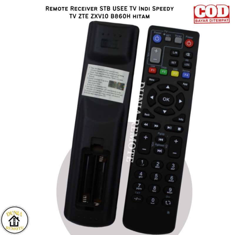 Promo Remot / Remote Receiver Stb Usee Tv Indihome Speedy Tv Zte Zxv10 ...