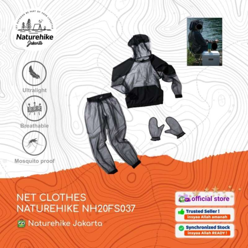 Promo NET CLOTHES NATUREHIKE NH20FS037 BAJU PAKAIAN JARING SERANGGA ...