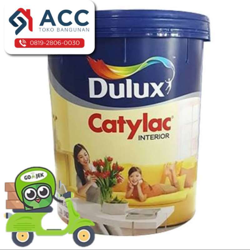 Promo CAT TEMBOK DULUX CATYLAC INTERIOR WARNA 5KG Diskon 33% di Seller ...