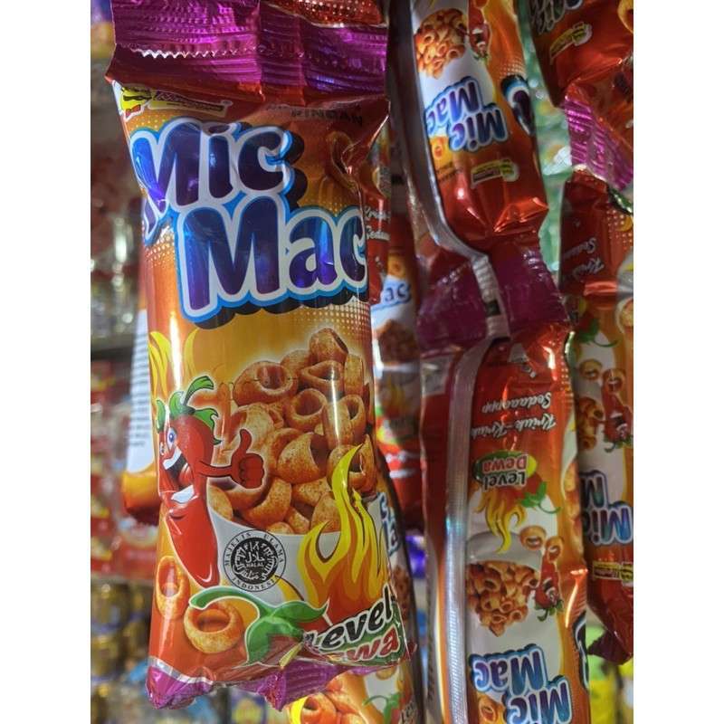 Jual mic mac level dewa kerupuk level dewa di Seller snack melinial ...