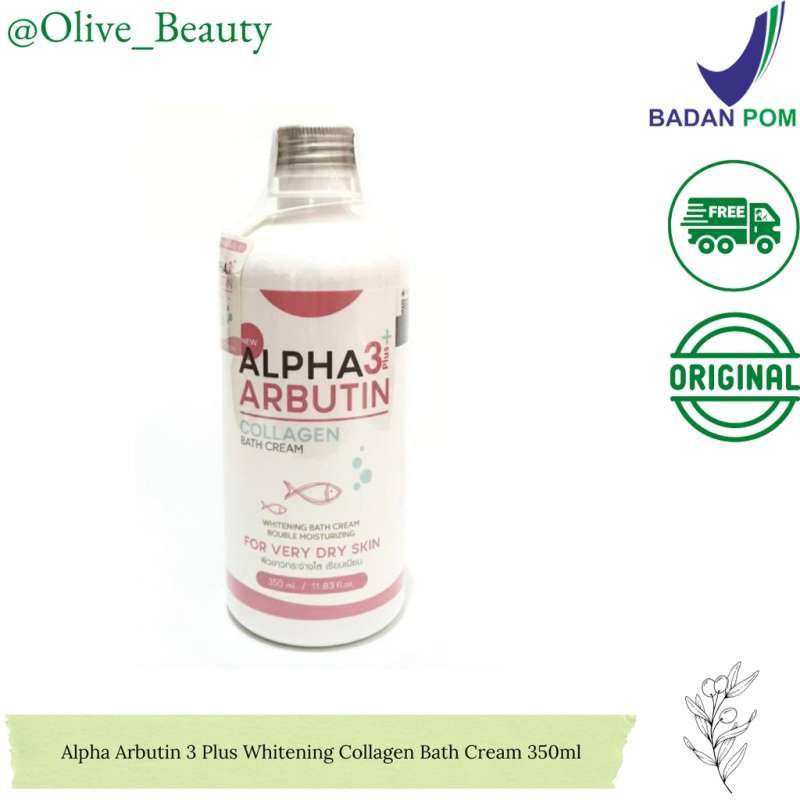 Jual Alpha Arbutin 3 Plus Whitening Collagen Bath Cream 350ml di Seller ...