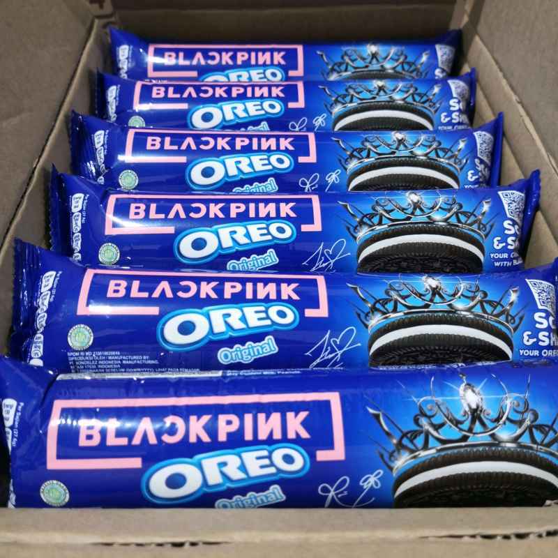 Jual Oreo Blackpink Roll Edition Vanilla Cream 119,6 Gram Di Seller ...