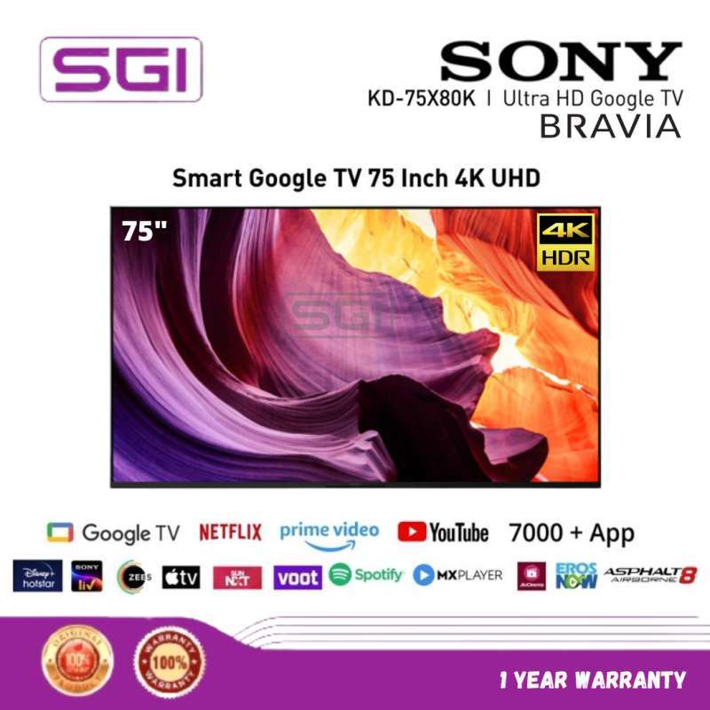 Jual Sony Kd75x80k Google Tv Ultra Hd 4k 75 Inch Di Seller Sgi - Sgi ...