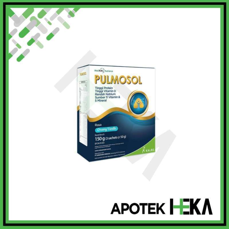 Jual Pulmosol Vanila 150 Gram - Nutrisi Kesehatan Pernapasan Di Seller ...
