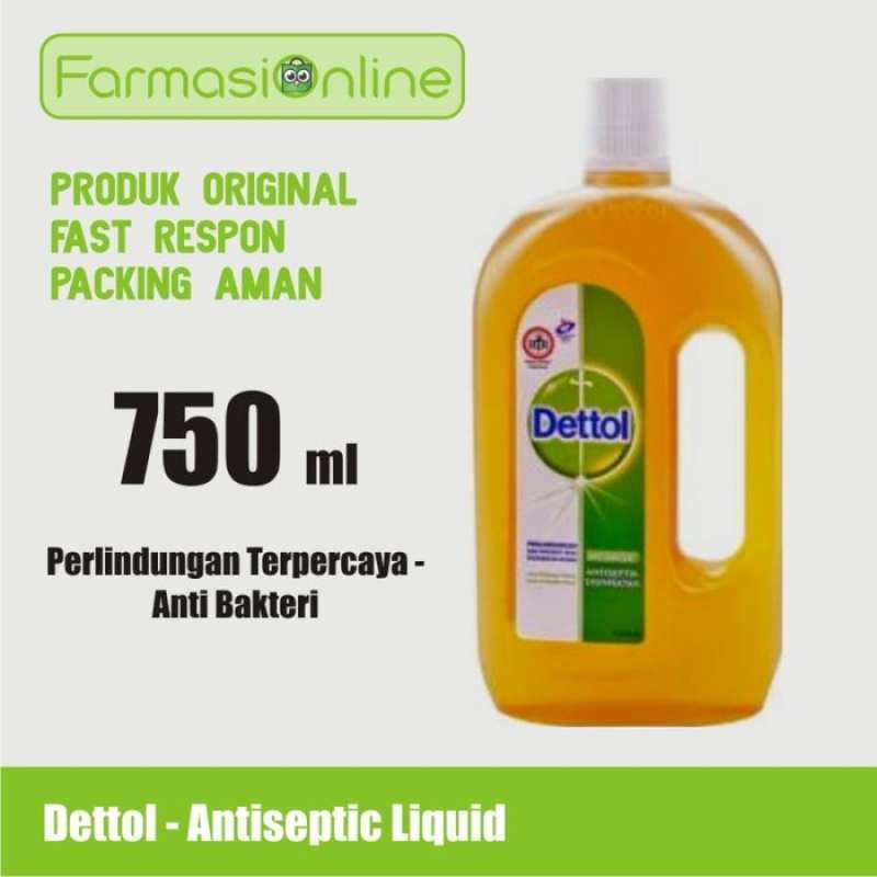 Promo Dettol Antiseptic 750ml GRATIS ONGKIR Diskon 44% di Seller Sunbrink Medika Store - Petojo ...