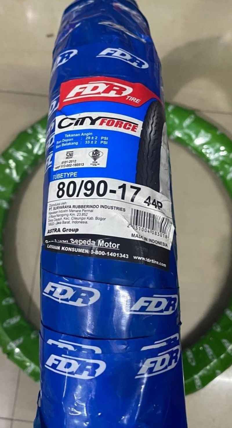 Jual Ban Luar Fdr 80/90-17 Cityforce Tubetype Ban Motor Bebek Di Seller ...