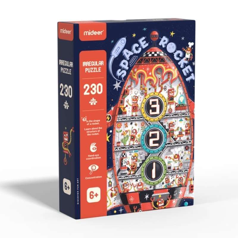 Promo Mideer Iregullar Puzzle - Space Rocket - 230 PCS Diskon 24% di ...