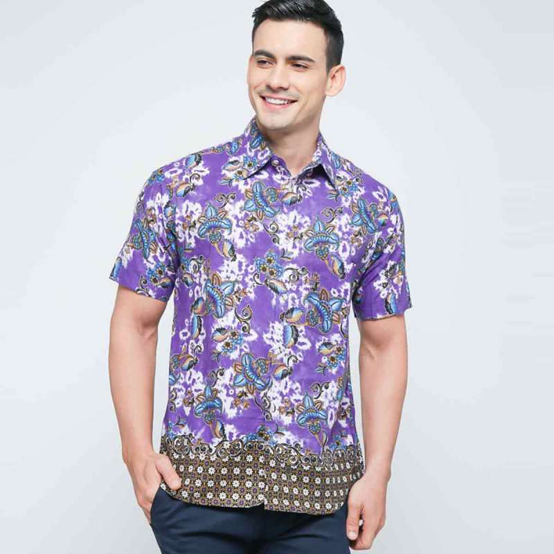 Promo Batik Adikusuma Hem Batik Dewa Dewi - Ungu [412057036] - M - Diskon 79% Di Seller Batik ...