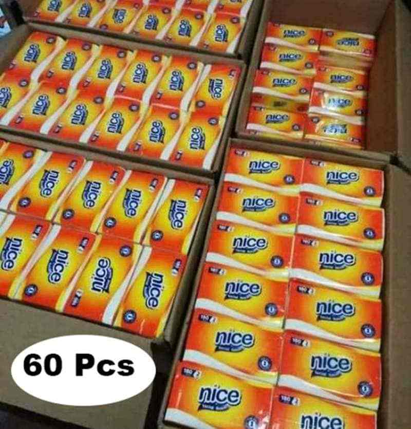 Jual Nice Facial Tissue Soft Pack GT [180 Sheet/ 2 ply] 1 Dus - 01putih ...