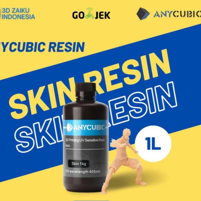 Promo Anycubic Skin Resin Color 3D Printer Refill 1 Liter Stok Baru ...