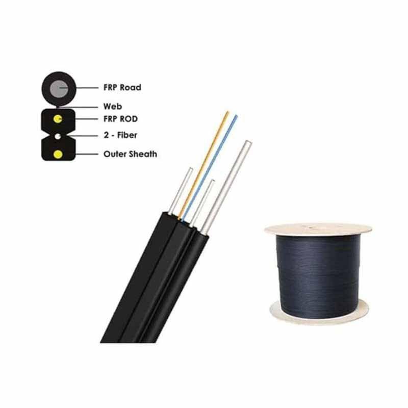 Jual Goc Kabel Fo Ftth Fiber Optik Dropcore 2 Core Dw [2000 M/ Per Roll ...