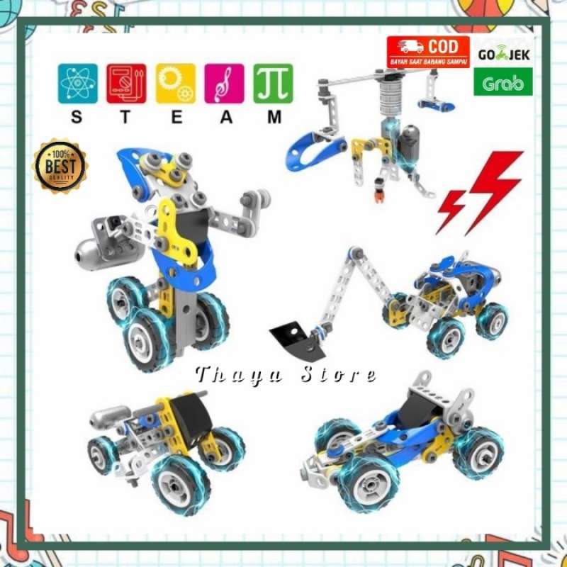Jual Self Assembly Ide Creator Simulasi - Diy Stem Construction ...