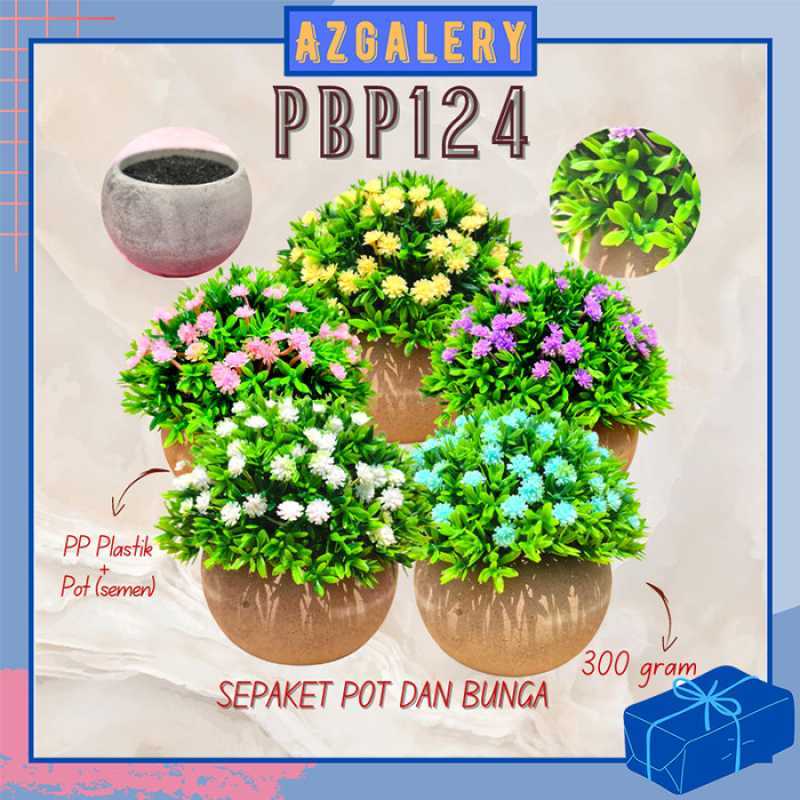 Promo Az Tanaman Hias Mini Artificial Rumput Asoka Plastik Ornamen ...