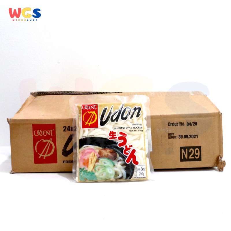 Jual Orient Udon Orient Japanese Style Noodle Mie Instan [200 g] / Dus ...