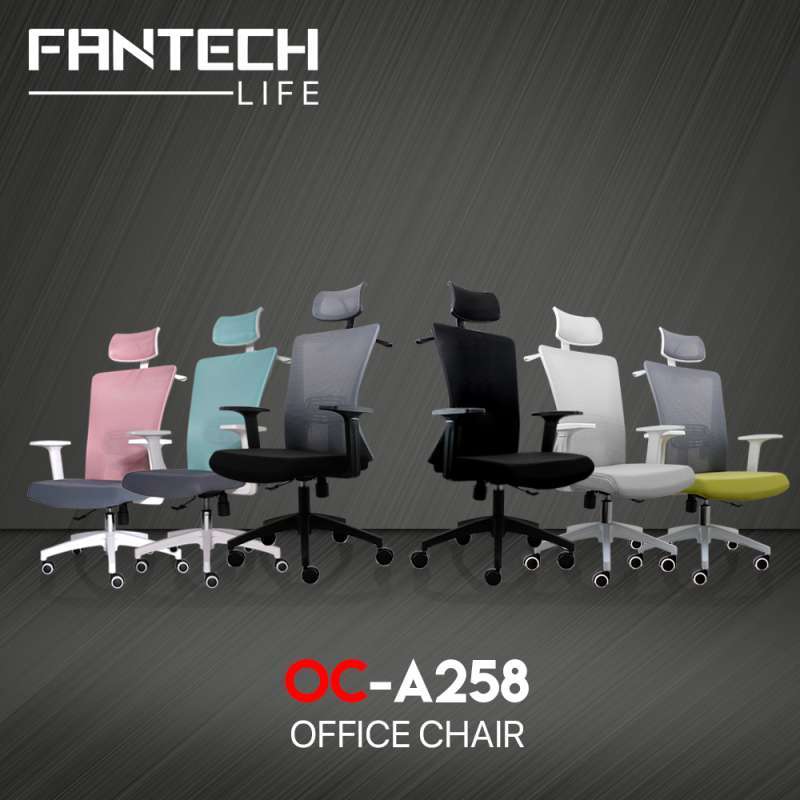 Jual Fantech OCA258 Kursi Kerja Kantor Office Chair Premium Garansi ...