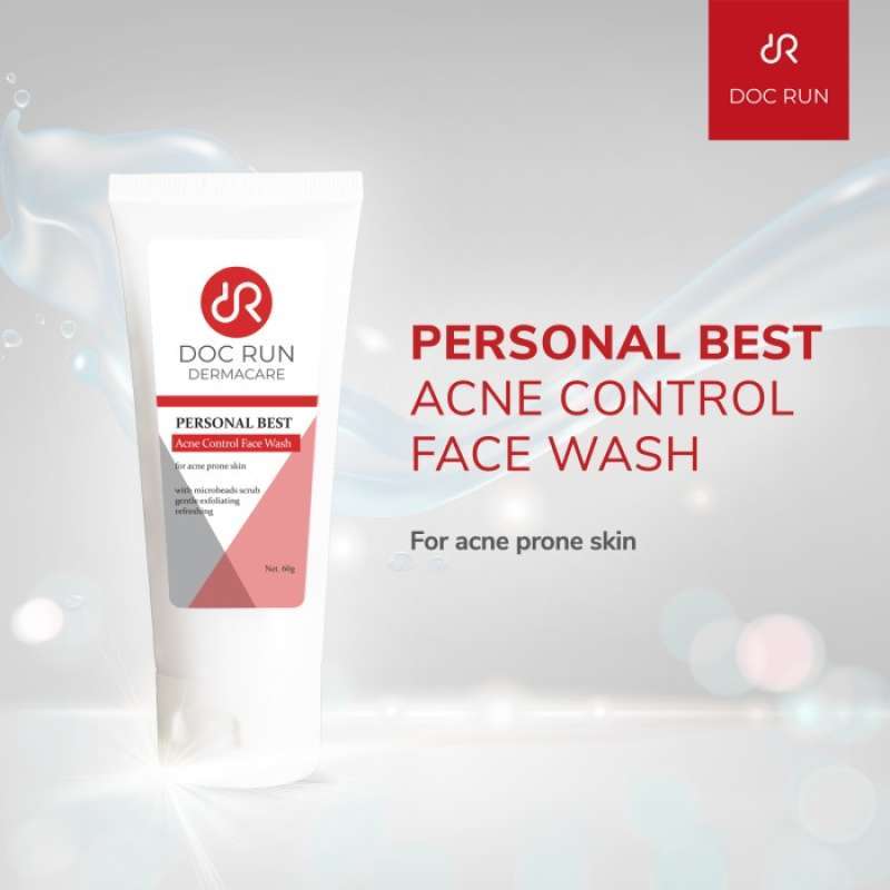 Jual Doc Run Acne Control Face Wash - Personal Best Series Acne Prone ...
