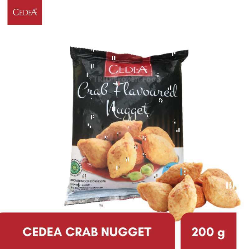 Jual Cedea Crab Nugget Kepiting [200 g] Halal di Seller Trio Frozen ...