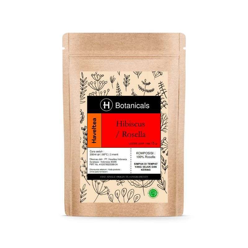 Jual Haveltea Teh Bunga Rosella Kering Murni Dried Hibiscus Tea [15gr ...
