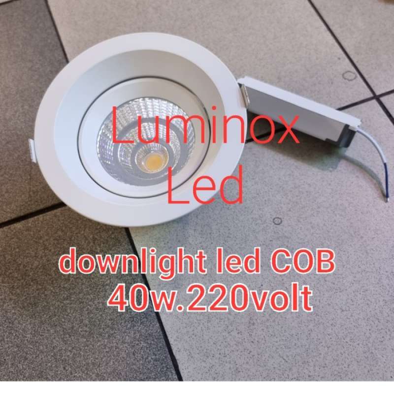 Jual Downlight Cob 4000k Natural White 40w 40watt Inbow Plafon 40 Watt 220v Di Seller Gudang ...