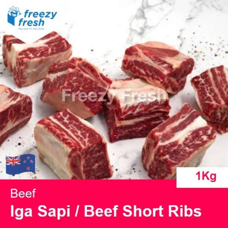 Jual FREEZY FRESH Beef Short Ribs Aus Iga Sapi [500 g] di Seller Freezy ...
