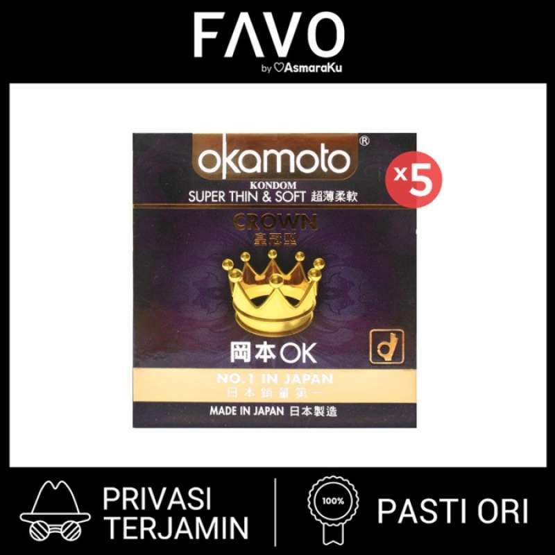 Promo Kondom Okamoto Crown - 3 Pcs (5 Box) - Kondom Tipis Jepang Diskon ...