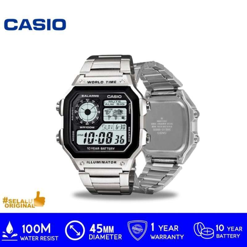 Jual Casio General Ae-1200whd-1avdf / Ae 1200whd 1avdf / Ae-1200wh Original Di Seller Toko ...