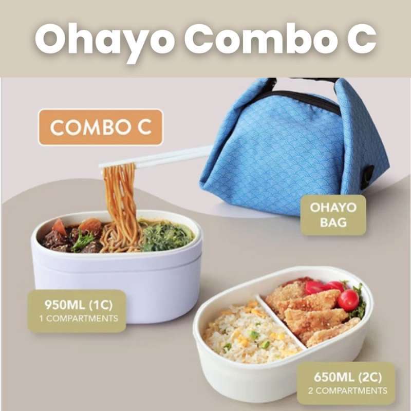 Promo Swanz Ohayo Bento Lunch Box Set C - Bekal Makan Anak Dan Dewasa ...