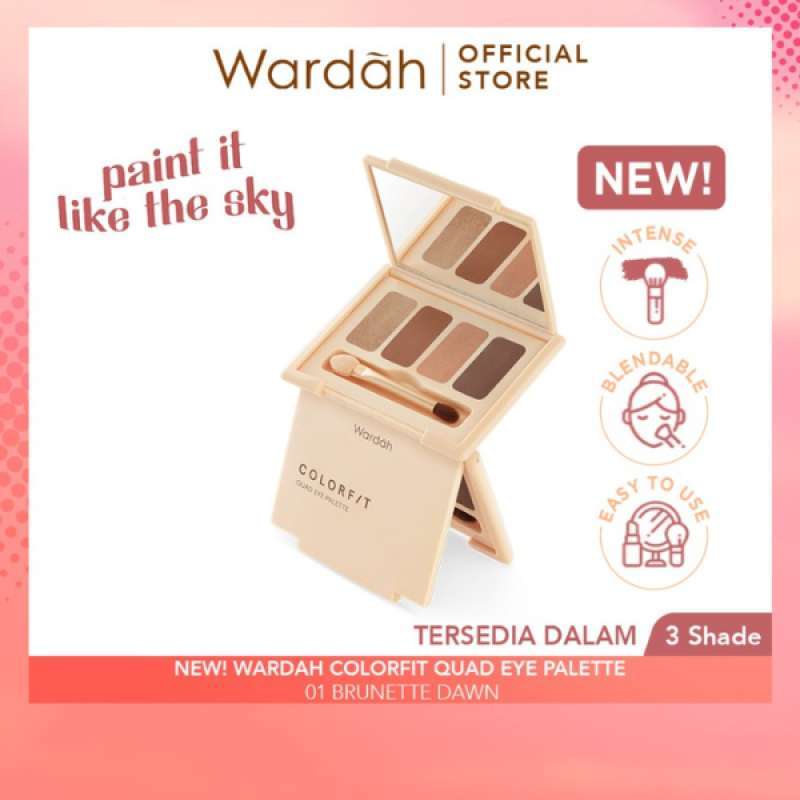 Promo Wardah Colorfit Quad Eye Palette - Eye shadow - 02 ROSE AURORA ...