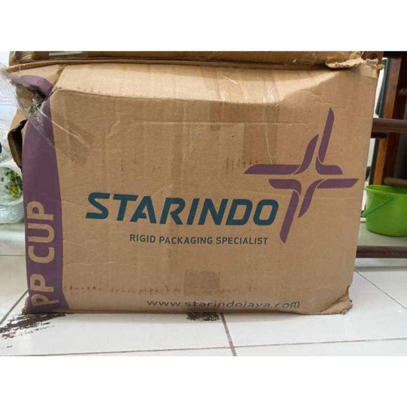 Promo GELAS PLASTIK POP ICE BubblE STARINDO 14OZ DAN 18OZ OVAL 1 DUS ...