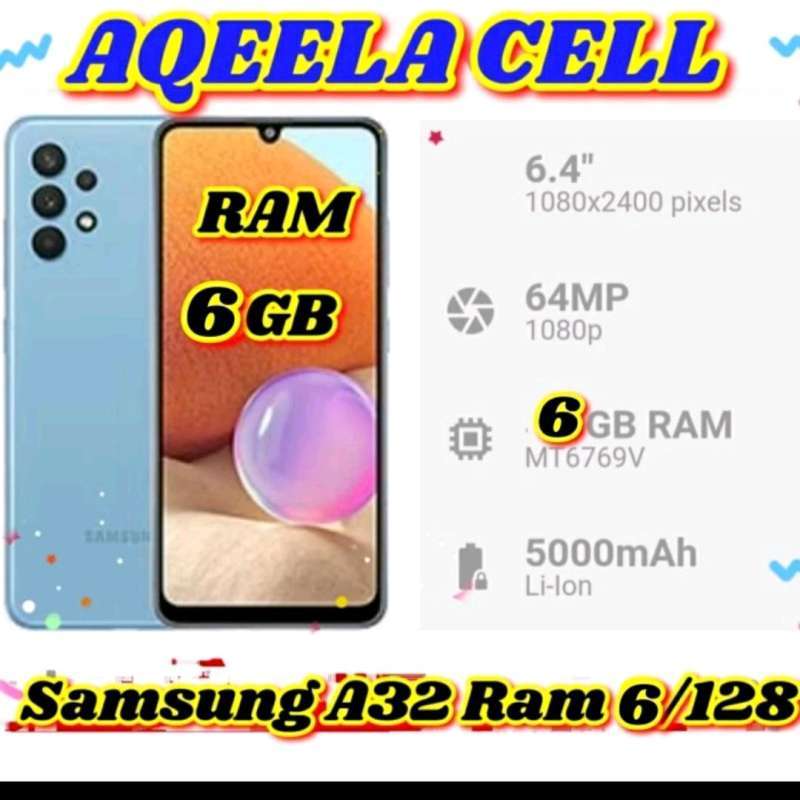 Jual Samsung Galaxy A32 6/128 RAM 6GB ROM 128GB NEW GARANSI RESMI ...