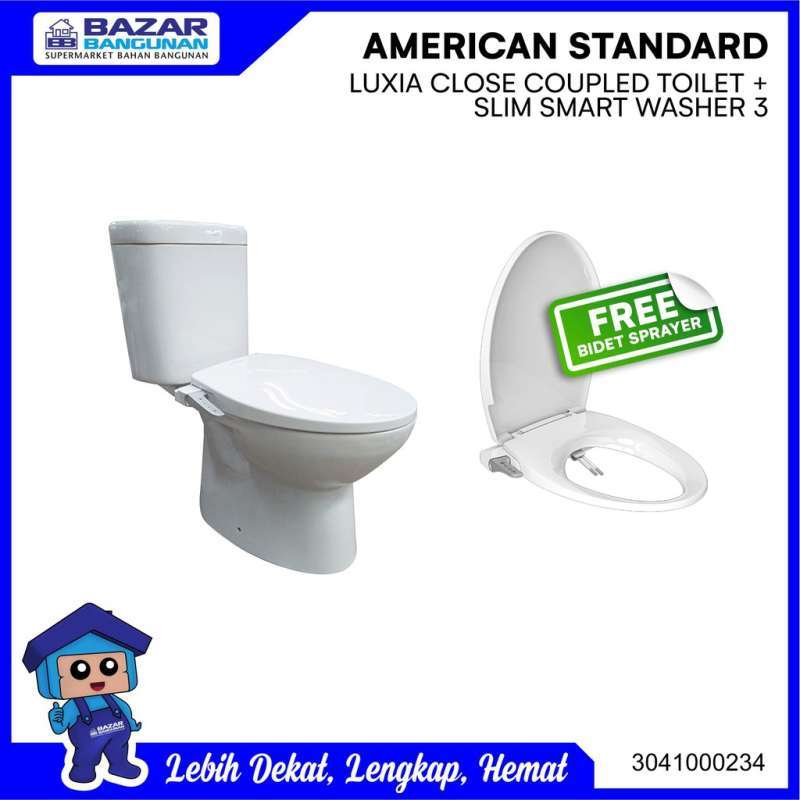 Jual American Standard - Closet / Kloset / Toilet Duduk Luxia Smart ...