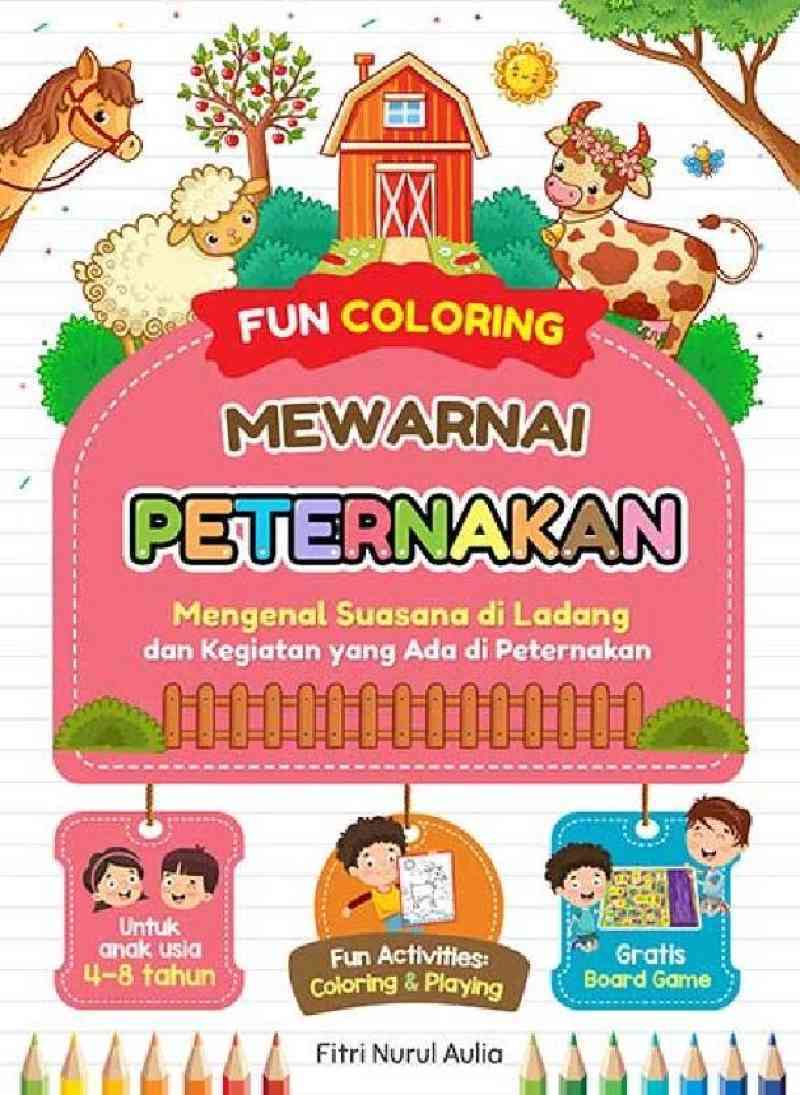 Jual Buku Fun Coloring: Mewarnai Peternakan Di Seller Kedai1001buku ...