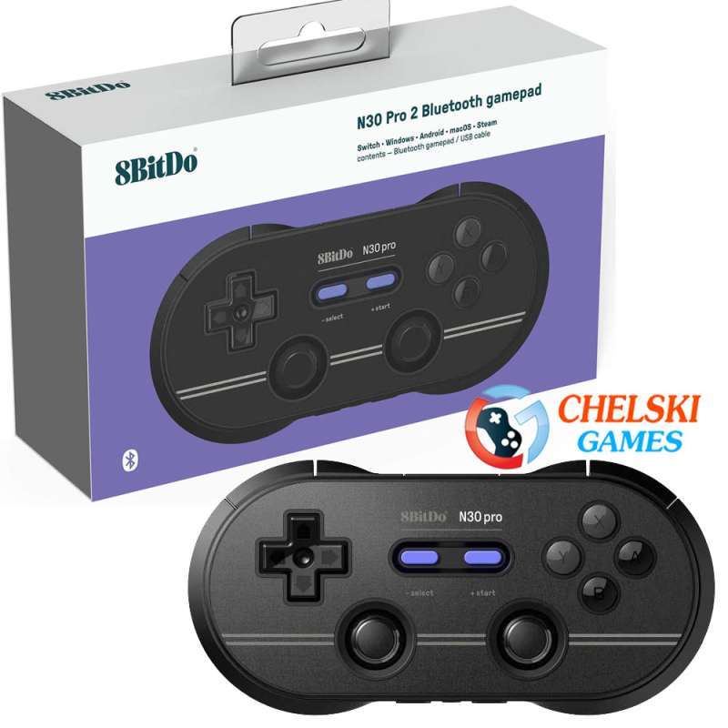 Jual Utama Shop - 8Bitdo N30 Pro 2 Bluetooth Gamepad (M Edition) Switch ...