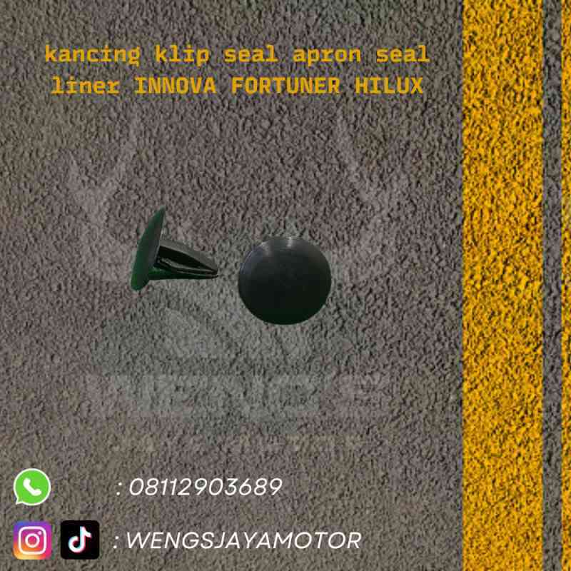 Jual KANCING KLIP SEAL APRON SEAL INNOVA FORTUNER DAN HILU di Seller ...