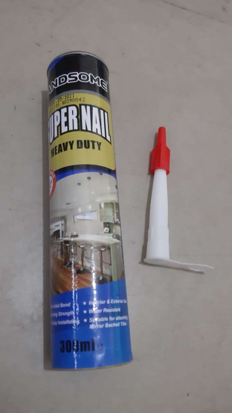 Promo Lem Botol Paku Handsome Super Nail 300Ml/Lem Kayu Keramik Serbaguna Diskon 26% di Seller ...