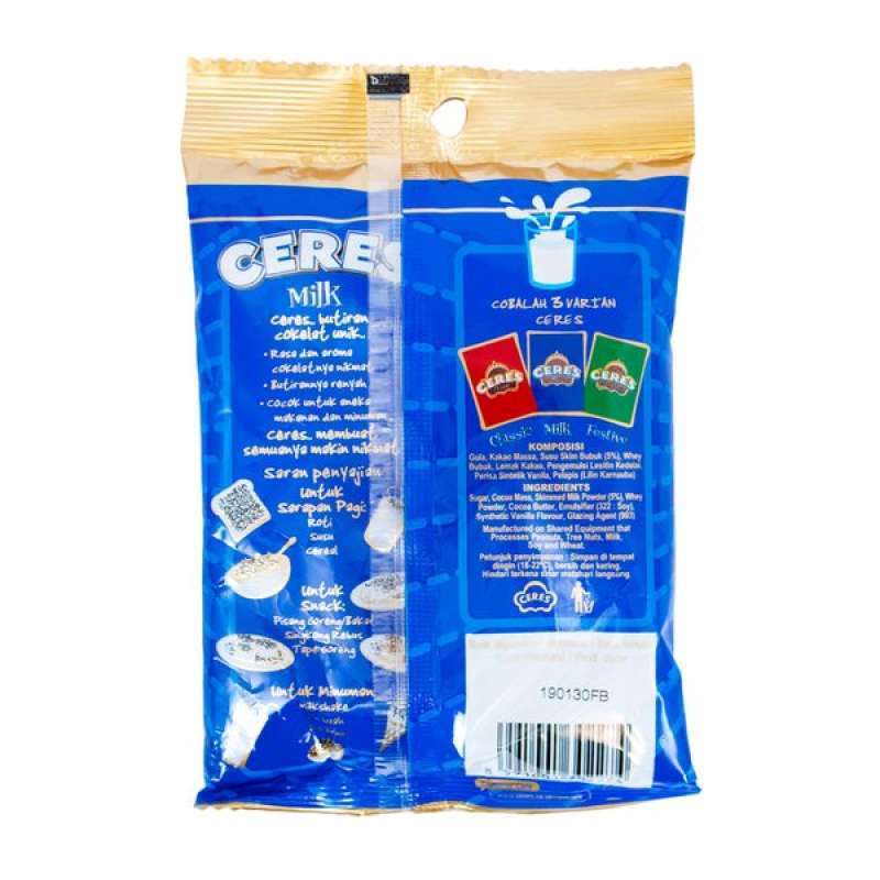 Promo Ceres Milk Chocolate Sprinkle 225gr - Cokelat Susu Meises Meses ...