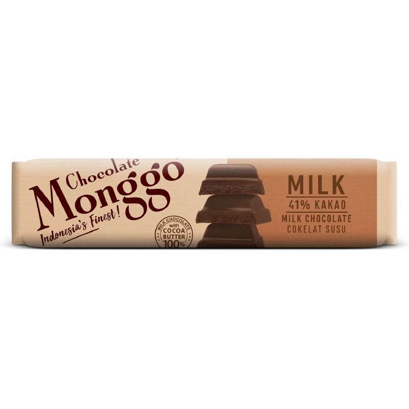 Jual Milk Chocolate 41% Of Kakao Chocolate Monggo 40 G Di Seller Sesa ...
