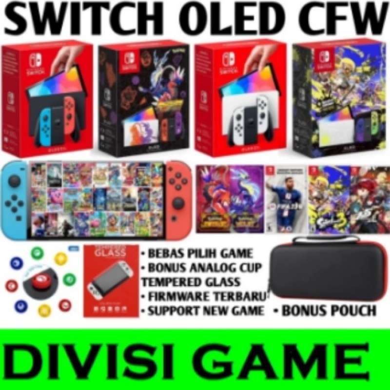 Promo Nintendo Switch OLED CFW 512GB Full Games Switch OLED CFW Diskon ...