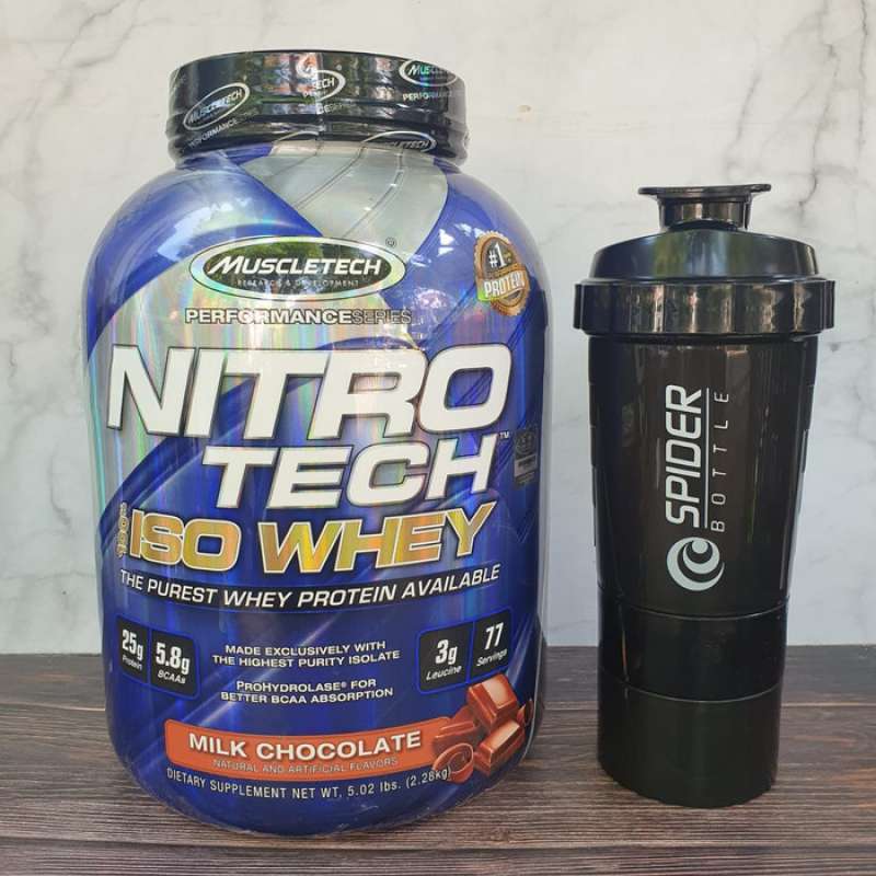 Jual Muscletech Nitrotech Iso Whey 5 Lbs BPOM AOM Nitro Tech Isowhey di ...