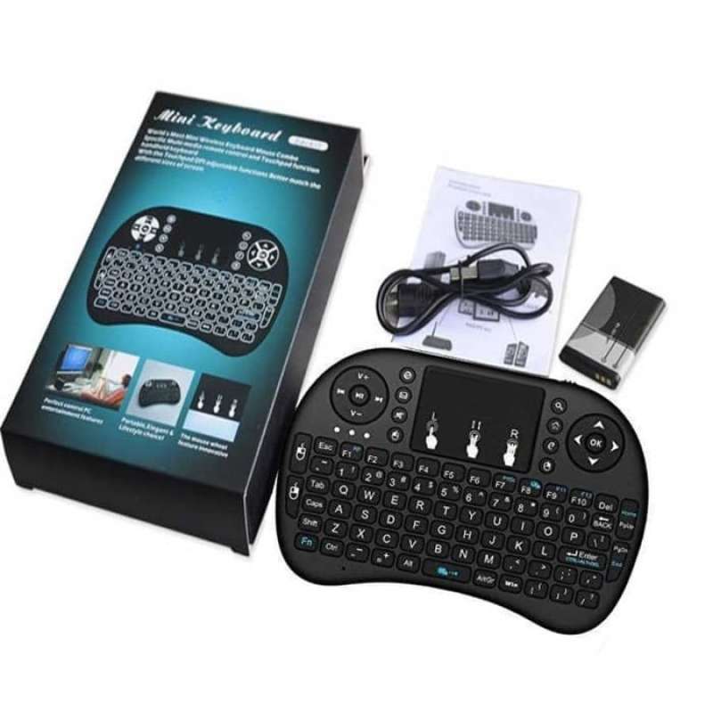 Jual Keyboard Mini Smart Tv Touch Pad Wireless Multimedia Keypad Di ...