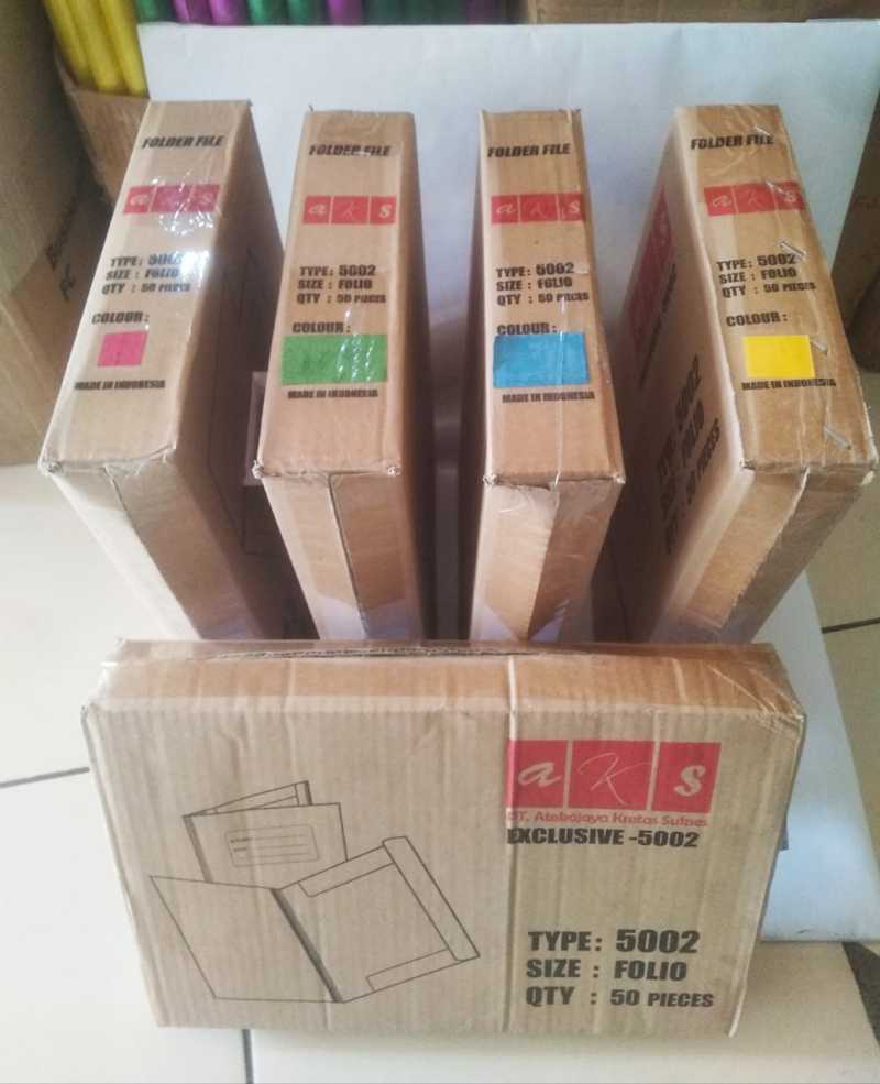 Jual Map 5002 Merk AKS ( 1 Dus isi 50Lbr ) ada 4 Warna di Seller ...
